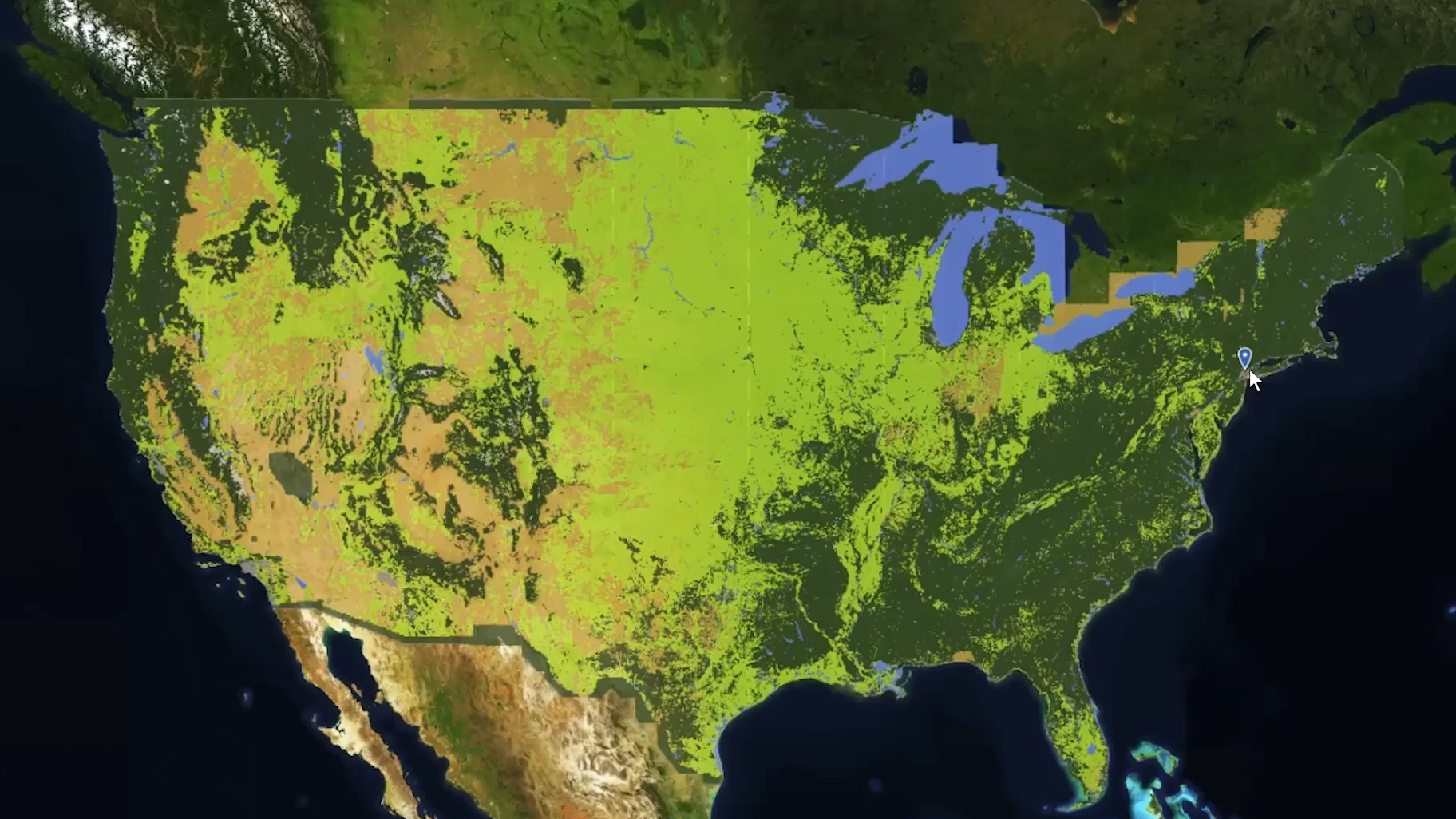 Detailed land cover map anywhere in the United States – Scalgo
